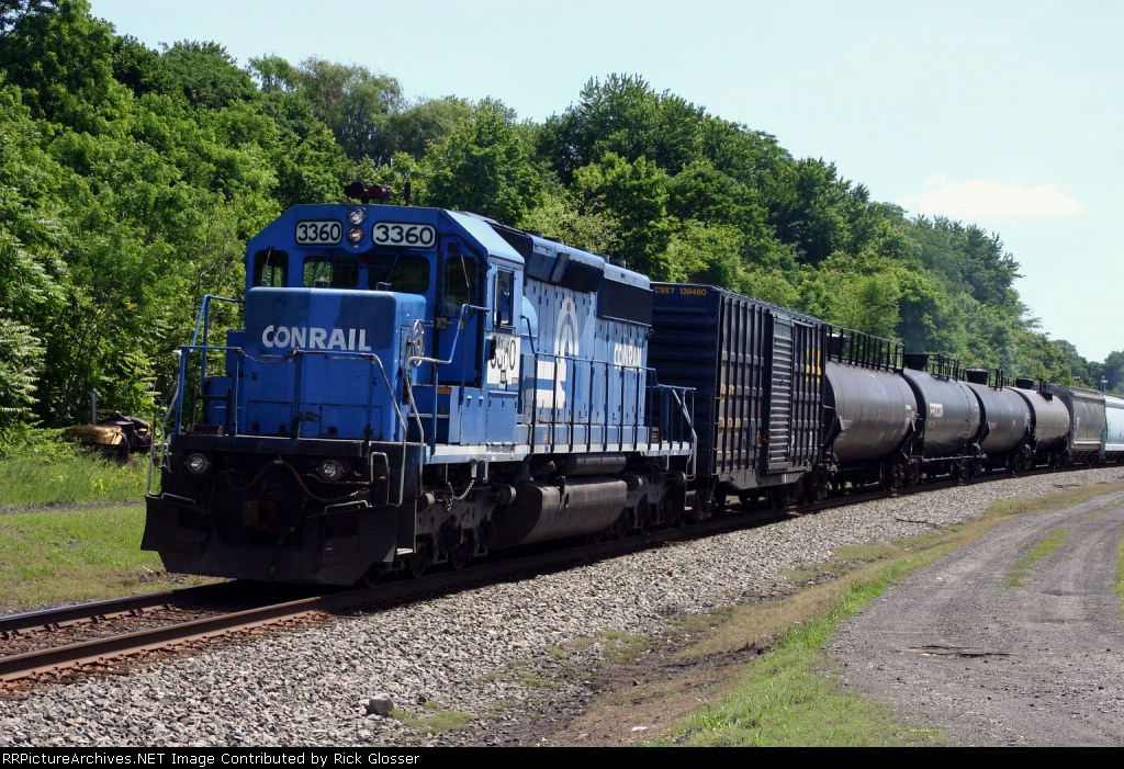 Ex-CR Trailing On H76 @ 1140 hrs.